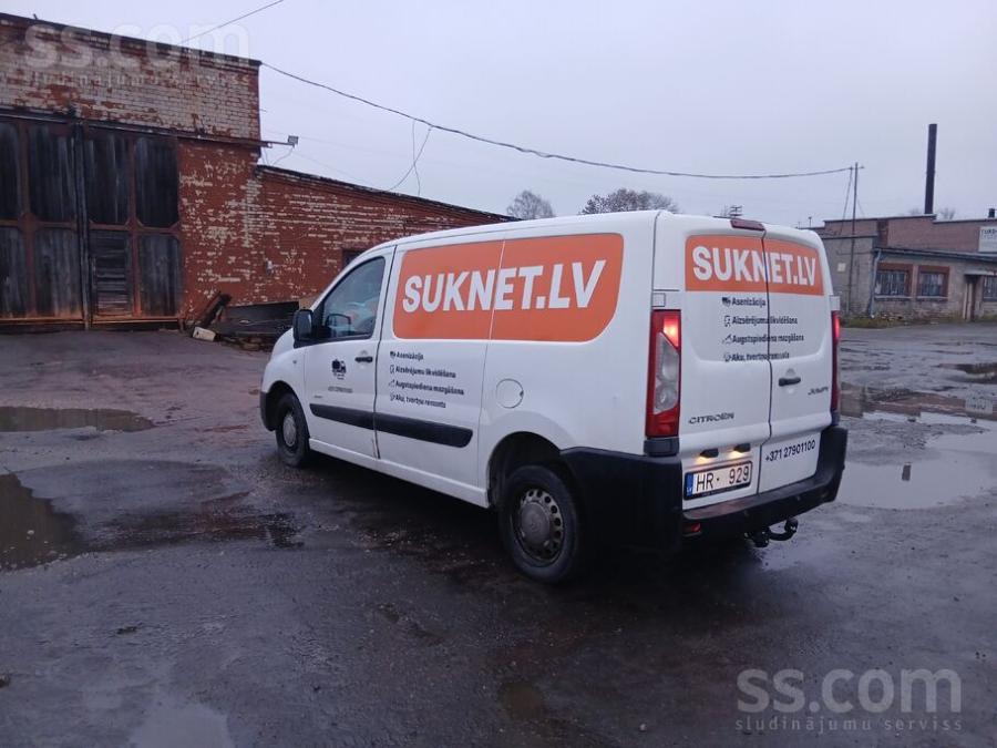 White Citroen Jumpy 2009 in Riga, with an engine capacity of 2.00 L and mileage of 290 thousand km for 3500 €, photo 4 on AUTOMOTO.COM.LV