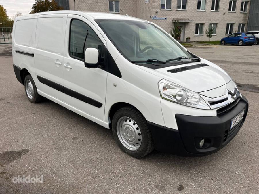 White Citroen Jumpy 2015 in Tallinn, with an engine capacity of 2.00 L and mileage of 277 thousand km for 4799 €, photo 9 on AUTOMOTO.COM.LV