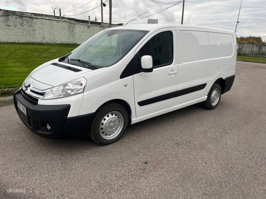 White Citroen Jumpy 2015 in Tallinn, with an engine capacity of 2.00 L and mileage of 277 thousand km for 4799 €, photo 14 on AUTOMOTO.COM.LV