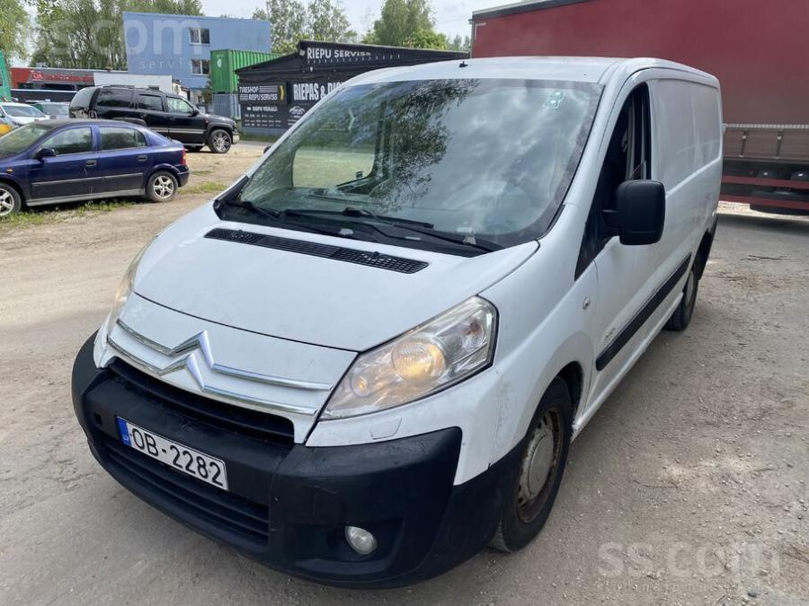 White Citroen Jumpy 2008 in Riga, with an engine capacity of 2.00 L and mileage of 0 thousand km for 3250 €, photo 1 on AUTOMOTO.COM.LV