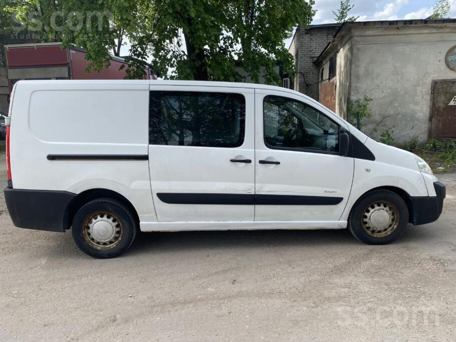 White Citroen Jumpy 2008 in Riga, with an engine capacity of 2.00 L and mileage of 0 thousand km for 3250 €, photo 4 on AUTOMOTO.COM.LV
