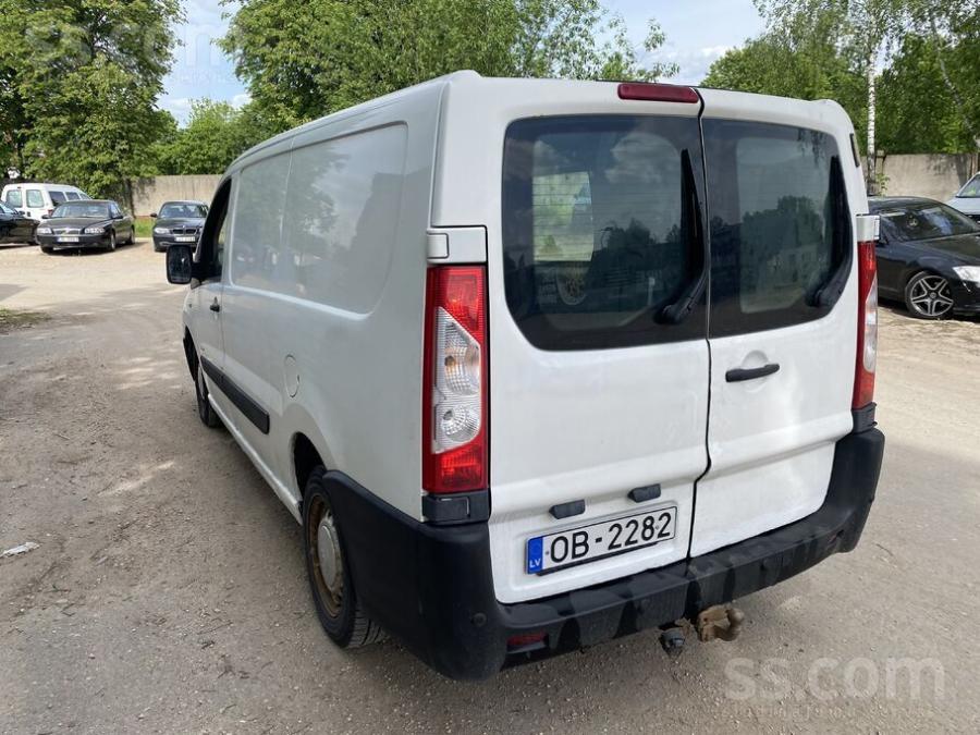 White Citroen Jumpy 2008 in Riga, with an engine capacity of 2.00 L and mileage of 0 thousand km for 3250 €, photo 6 on AUTOMOTO.COM.LV