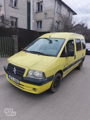 Yellow Citroen Jumpy 2004 in Kaunas, with an engine capacity of 2.00 L and mileage of 246 thousand km for 700 €, photo 3 on AUTOMOTO.COM.LV