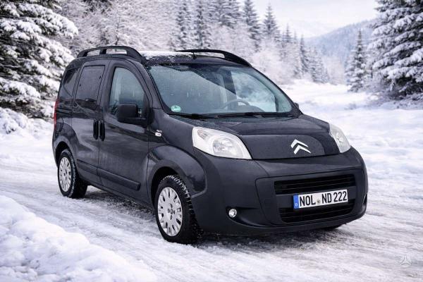 Black Citroen Nemo 2010 in Vilnius, with an engine capacity of 1.40 L and mileage of 194 thousand km for 2350 €, photo 1 on AUTOMOTO.COM.LV