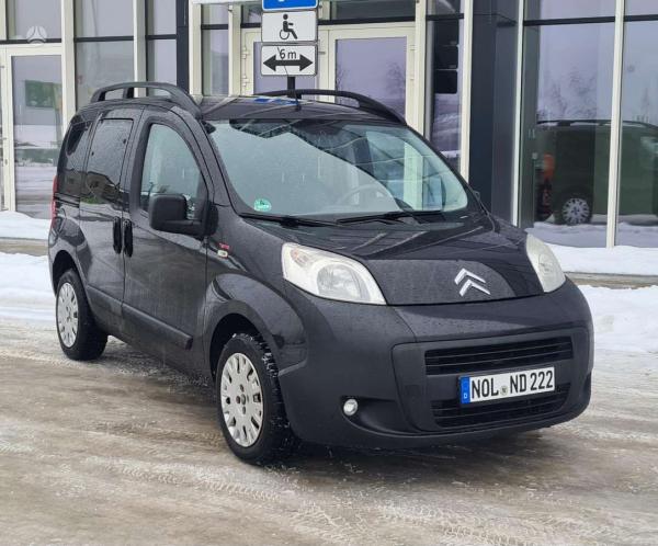 Black Citroen Nemo 2010 in Vilnius, with an engine capacity of 1.40 L and mileage of 194 thousand km for 2350 €, photo 8 on AUTOMOTO.COM.LV