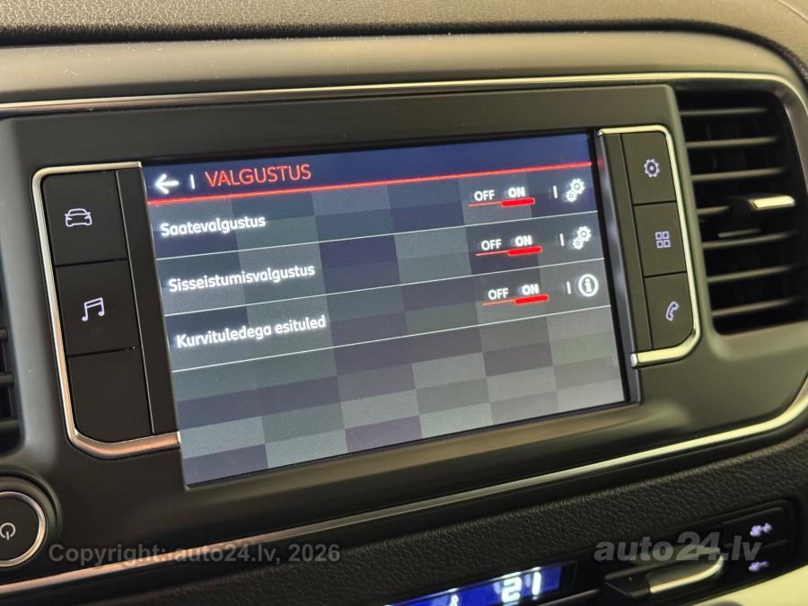 Smilšu krāsa Citroen space-tourer 2021 Tallina, ar dzinēja tilpumu 2.00 L un nobraukumu 111 tūkst. km par 22900 €, foto 13 vietnē AUTOMOTO.COM.LV