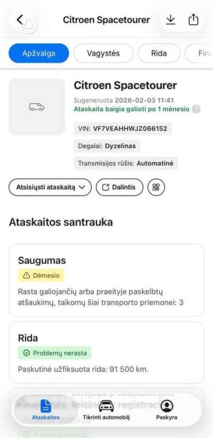 Melns Citroen space-tourer 2018 Tauragė, ar dzinēja tilpumu 2.00 L un nobraukumu 225 tūkst. km par 17900 €, foto 33 vietnē AUTOMOTO.COM.LV