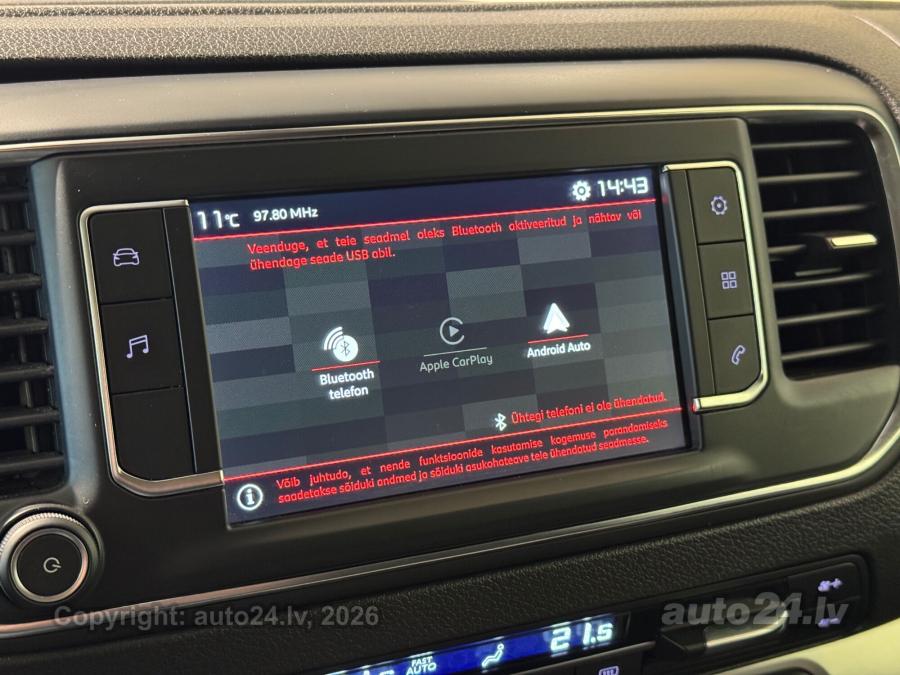 Pelēks Citroen space-tourer 2021 Tallina, ar dzinēja tilpumu 2.00 L un nobraukumu 153 tūkst. km par 18900 €, foto 14 vietnē AUTOMOTO.COM.LV
