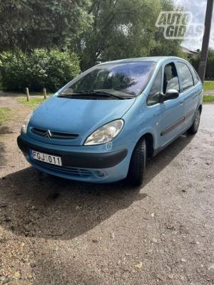 Zils Citroen xsara-picasso 2002 Anykščiai, ar dzinēja tilpumu 1.70 L un nobraukumu 180 tūkst. km par 900 €, foto  vietnē AUTOMOTO.COM.LV