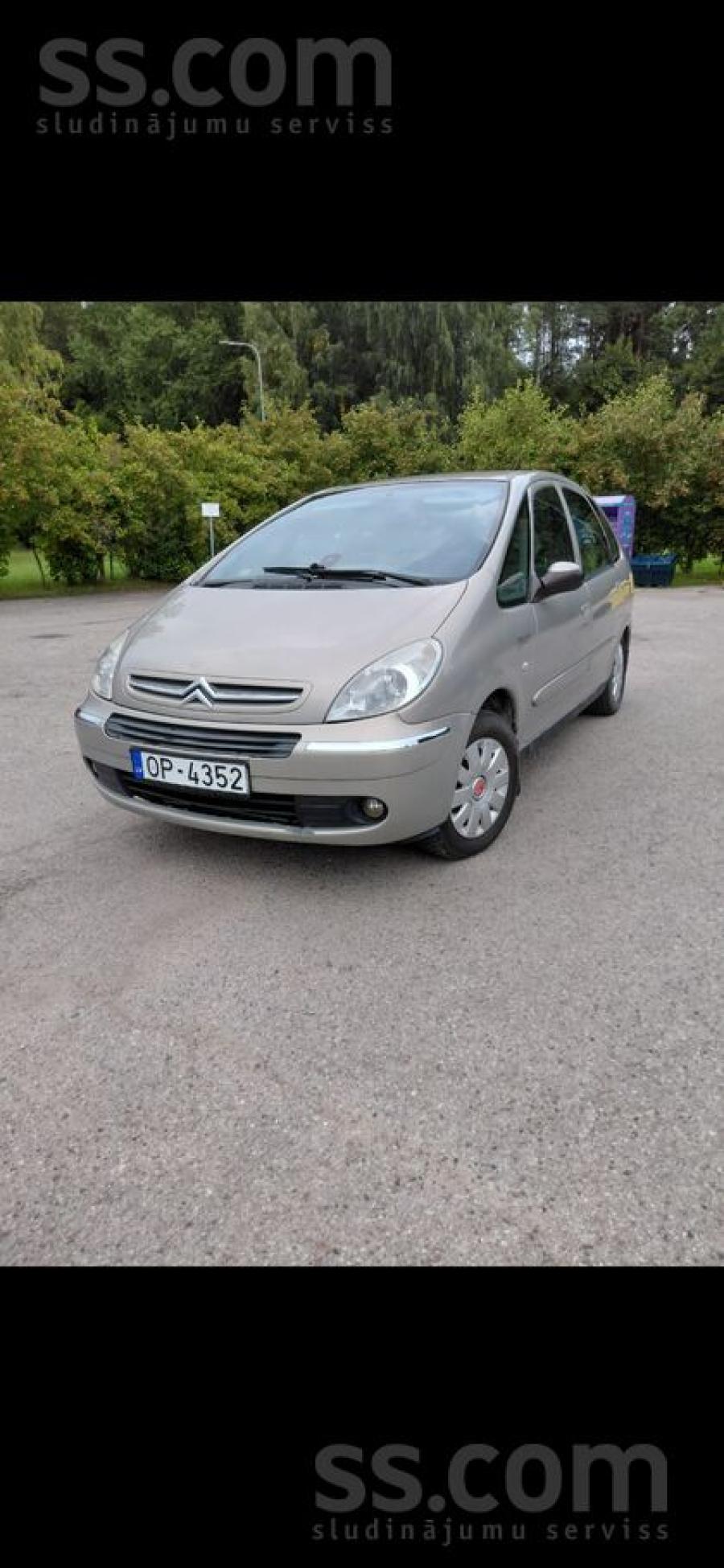 Brown Citroen xsara-picasso 2006 in Tukums, with an engine capacity of 1.60 L and mileage of 317 thousand km for 1350 €, photo 1 on AUTOMOTO.COM.LV