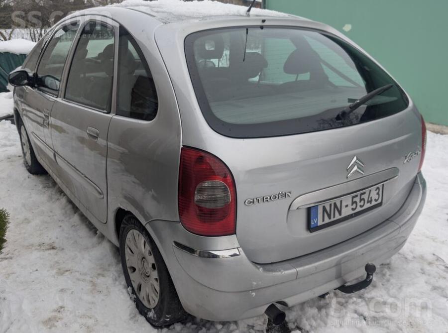 Citroen xsara-picasso 2008 in Bauska, with an engine capacity of 1.60 L and mileage of 208 thousand km for 2200 €, photo 4 on AUTOMOTO.COM.LV