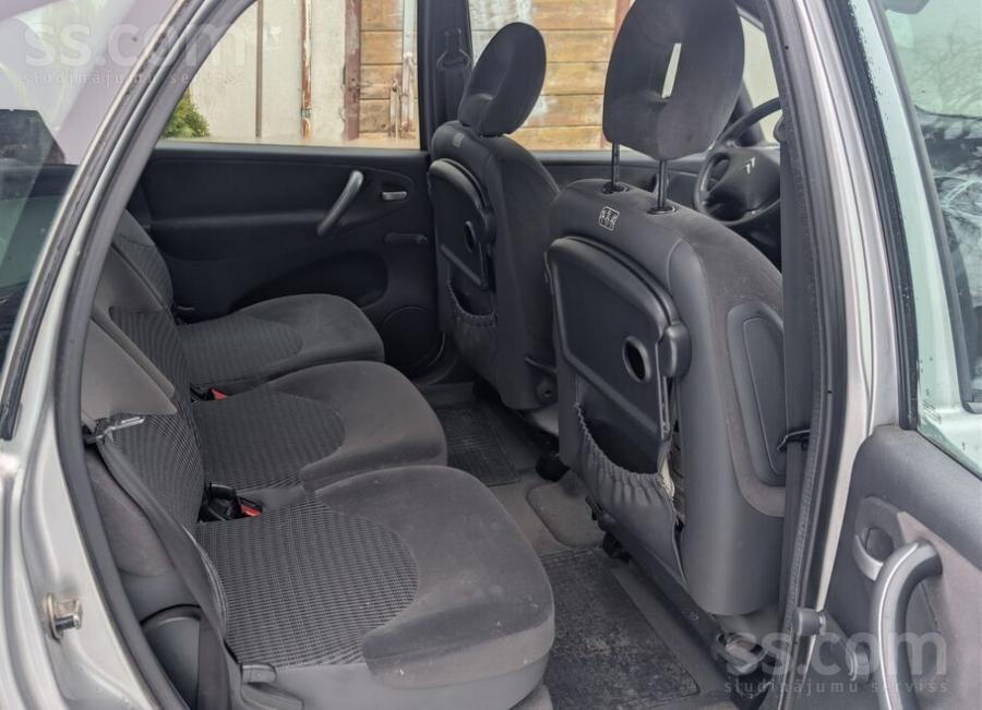 Citroen xsara-picasso 2008 in Bauska, with an engine capacity of 1.60 L and mileage of 208 thousand km for 2200 €, photo 8 on AUTOMOTO.COM.LV