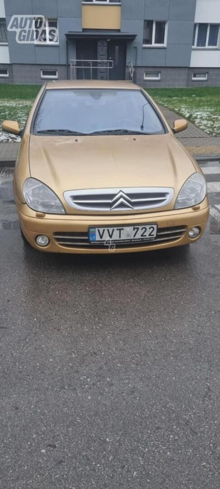 Yellow Citroen Xsara 2004 in Kaunas, with an engine capacity of 2.00 L and mileage of 220 thousand km for 300 €, photo 3 on AUTOMOTO.COM.LV