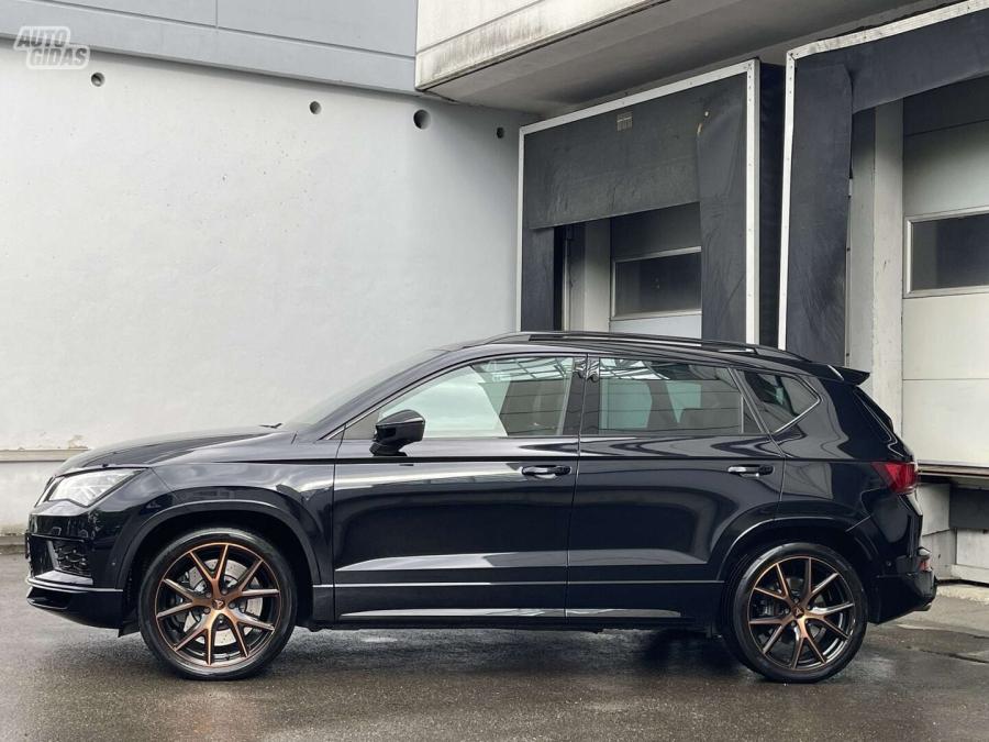 Black Cupra ateca 2019 in Kaunas, with an engine capacity of 2.00 L and mileage of 100 thousand km for 27447 €, photo 3 on AUTOMOTO.COM.LV