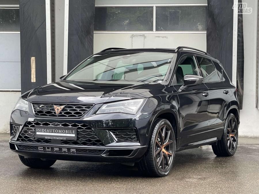 Черный Cupra ateca 2019 в Каунас, объемом двигателя 2.00 л и пробегом 100 тыс. км за 27447 €, фото 1 на AUTOMOTO.COM.LV