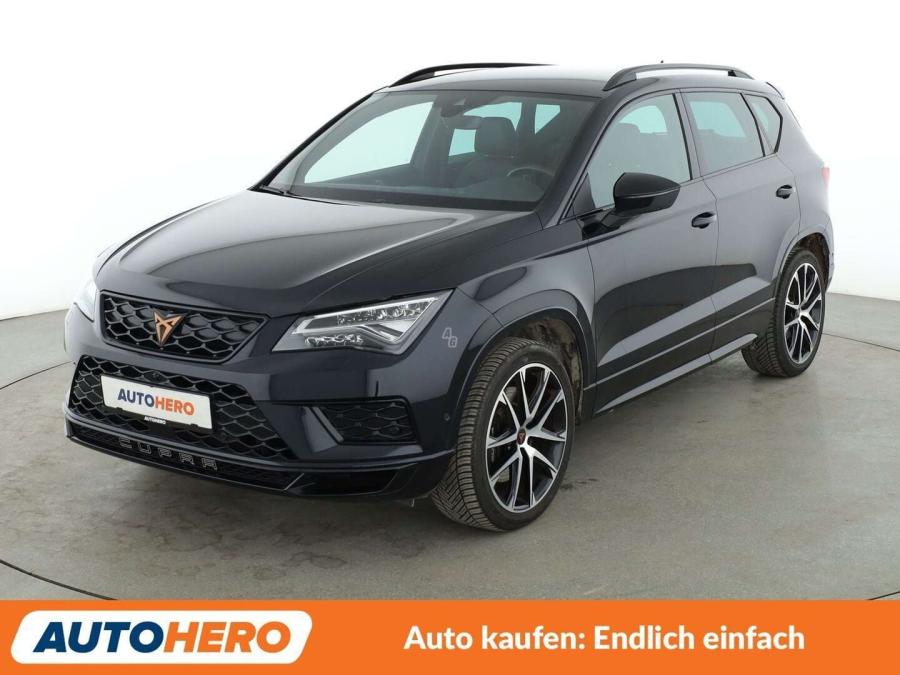 Black Cupra ateca 2019 in Kaunas, with an engine capacity of 2.00 L and mileage of 80 thousand km for 30238 €, photo 1 on AUTOMOTO.COM.LV