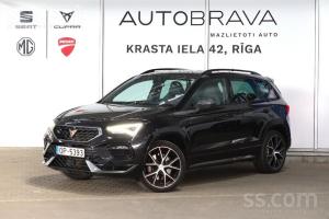 Black Cupra ateca 2023 in Riga, with an engine capacity of 2.00 L and mileage of 45 thousand km for 29490 €, photo  on AUTOMOTO.COM.LV