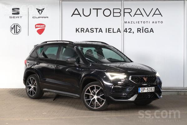 Черный Cupra ateca 2023 в Рига, объемом двигателя 2.00 л и пробегом 45 тыс. км за 29490 €, фото 3 на AUTOMOTO.COM.LV