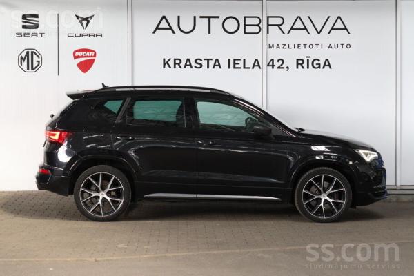 Черный Cupra ateca 2023 в Рига, объемом двигателя 2.00 л и пробегом 45 тыс. км за 29490 €, фото 5 на AUTOMOTO.COM.LV