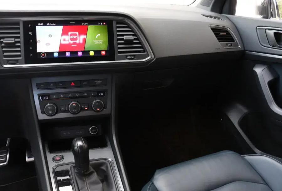 Черный Cupra ateca 2023 в Рига, объемом двигателя 2.00 л и пробегом 45 тыс. км за 29490 €, фото 6 на AUTOMOTO.COM.LV