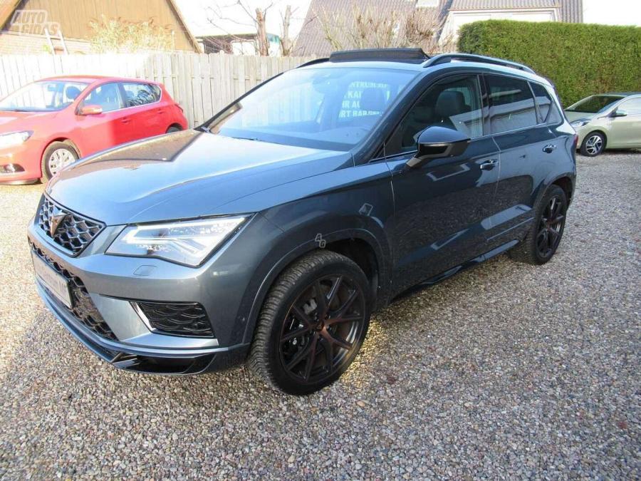 Grey Cupra ateca 2019 in Kaunas, with an engine capacity of 2.00 L and mileage of 60 thousand km for 27499 €, photo 1 on AUTOMOTO.COM.LV