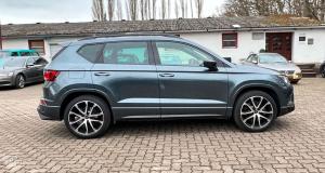 Grey Cupra ateca 2019 in Kaunas, with an engine capacity of 2.00 L and mileage of 46 thousand km for 29609 €, photo 7 on AUTOMOTO.COM.LV