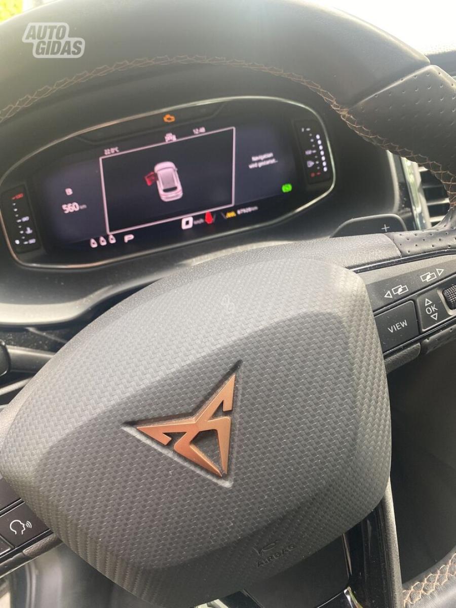 Grey Cupra ateca 2020 in Vilnius, with an engine capacity of 2.00 L and mileage of 164 thousand km for 20500 €, photo 4 on AUTOMOTO.COM.LV