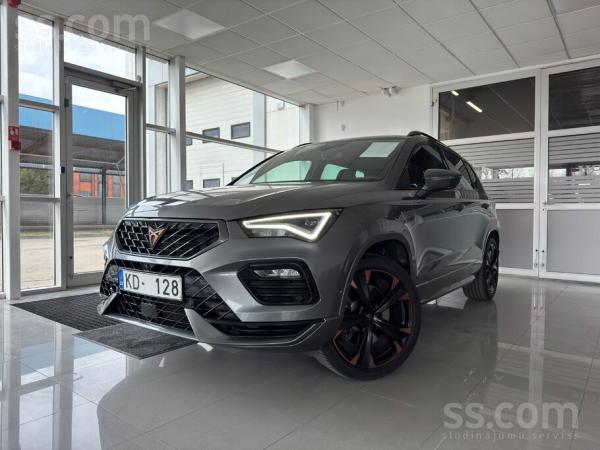 Серый Cupra ateca 2022 в Рига, объемом двигателя 2.00 л и пробегом 78 тыс. км за 28350 €, фото 1 на AUTOMOTO.COM.LV