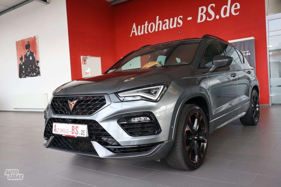 Grey Cupra ateca 2022 in Kaunas, with an engine capacity of 2.00 L and mileage of 91 thousand km for 29710 €, photo 1 on AUTOMOTO.COM.LV