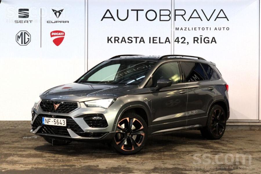 Pelēks Cupra ateca 2022 Rīga, ar dzinēja tilpumu 2.00 L un nobraukumu 51 tūkst. km par 27990 €, foto 1 vietnē AUTOMOTO.COM.LV