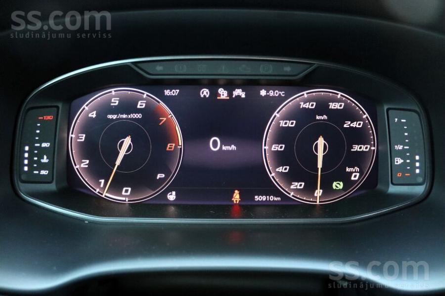 Pelēks Cupra ateca 2022 Rīga, ar dzinēja tilpumu 2.00 L un nobraukumu 51 tūkst. km par 27990 €, foto 24 vietnē AUTOMOTO.COM.LV