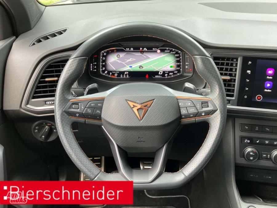 Grey Cupra ateca 2023 in Kaunas, with an engine capacity of 2.00 L and mileage of 50 thousand km for 32546 €, photo 12 on AUTOMOTO.COM.LV
