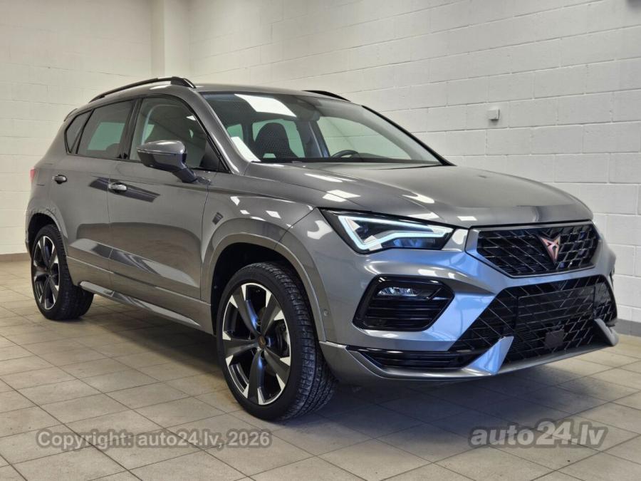 Pelēks Cupra ateca 2024 Pērnava, ar dzinēja tilpumu 2.00 L un nobraukumu 25 tūkst. km par 34900 €, foto 1 vietnē AUTOMOTO.COM.LV