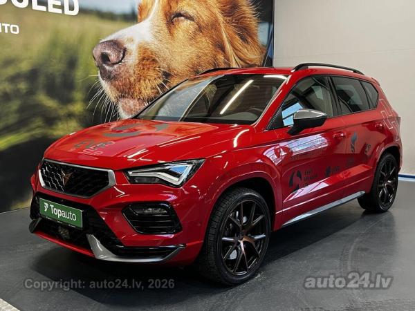 Красный Cupra ateca 2024 в Таллин, объемом двигателя 2.00 л и пробегом 20 тыс. км за 41500 €, фото 1 на AUTOMOTO.COM.LV