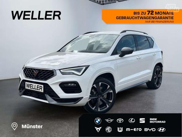 Белый Cupra ateca 2023 в Каунас, объемом двигателя 2.00 л и пробегом 22 тыс. км за 32587 €, фото 1 на AUTOMOTO.COM.LV