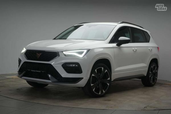 White Cupra ateca 2023 in Kaunas, with an engine capacity of 1.50 L and mileage of 58 thousand km for 31114 €, photo 3 on AUTOMOTO.COM.LV