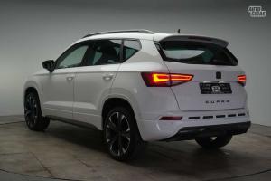 White Cupra ateca 2023 in Kaunas, with an engine capacity of 1.50 L and mileage of 58 thousand km for 31114 €, photo 5 on AUTOMOTO.COM.LV