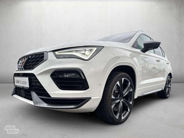 Белый Cupra ateca 2023 в Каунас, объемом двигателя 2.00 л и пробегом 38 тыс. км за 32473 €, фото 4 на AUTOMOTO.COM.LV