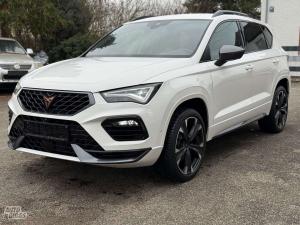 White Cupra ateca 2024 in Kaunas, with an engine capacity of 1.50 L and mileage of 11 thousand km for 32985 €, photo  on AUTOMOTO.COM.LV