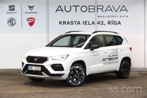 Белый Cupra ateca 2025 в Рига, объемом двигателя 2.00 л и пробегом 18 тыс. км за 36490 €, фото  на AUTOMOTO.COM.LV