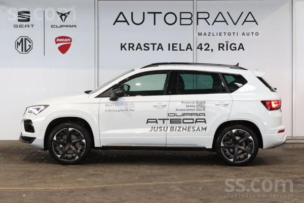 Белый Cupra ateca 2025 в Рига, объемом двигателя 2.00 л и пробегом 18 тыс. км за 36490 €, фото 4 на AUTOMOTO.COM.LV