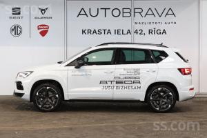 Белый Cupra ateca 2025 в Рига, объемом двигателя 2.00 л и пробегом 18 тыс. км за 36490 €, фото 5 на AUTOMOTO.COM.LV