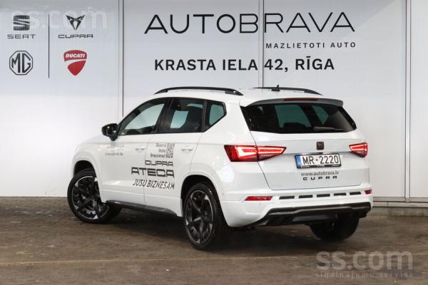 Белый Cupra ateca 2025 в Рига, объемом двигателя 2.00 л и пробегом 18 тыс. км за 36490 €, фото 8 на AUTOMOTO.COM.LV