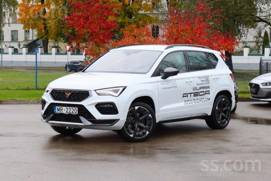 Белый Cupra ateca 2025 в Рига, объемом двигателя 2.00 л и пробегом 18 тыс. км за 36490 €, фото 33 на AUTOMOTO.COM.LV