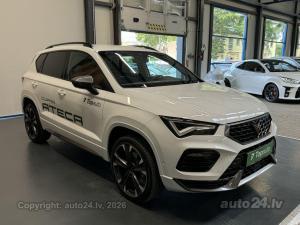 White Cupra ateca 2024 in Tallinn, with an engine capacity of 1.50 L and mileage of 45 thousand km for 32900 €, photo 2 on AUTOMOTO.COM.LV