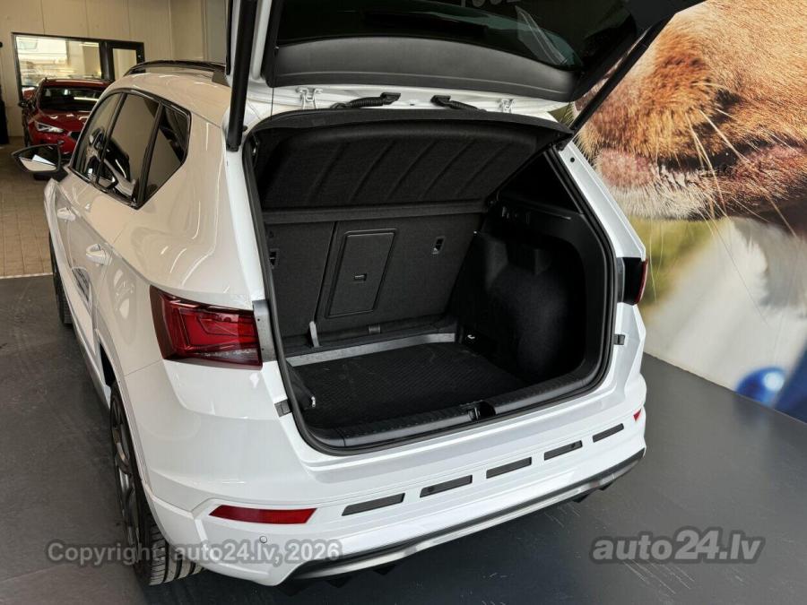 White Cupra ateca 2024 in Tallinn, with an engine capacity of 1.50 L and mileage of 45 thousand km for 32900 €, photo 4 on AUTOMOTO.COM.LV