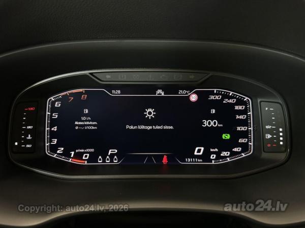 White Cupra ateca 2024 in Tallinn, with an engine capacity of 1.50 L and mileage of 45 thousand km for 32900 €, photo 11 on AUTOMOTO.COM.LV