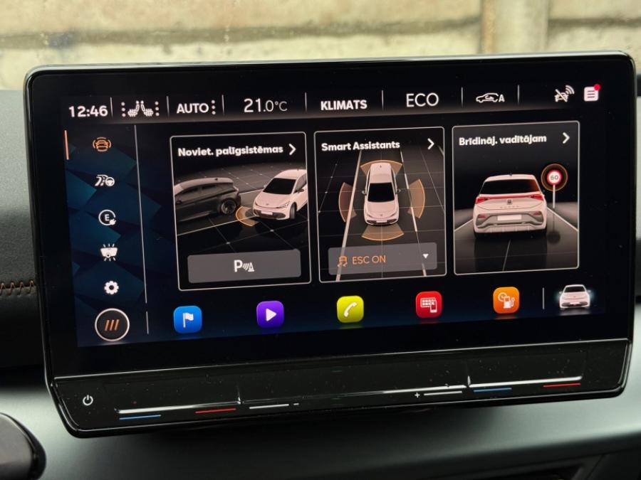 Melns Cupra Born 2022 Rīga, ar dzinēja tilpumu 0.00 L un nobraukumu 63 tūkst. km par 23480 €, foto 21 vietnē AUTOMOTO.COM.LV