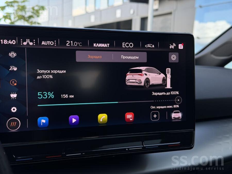 Синий Cupra Born 2021 в Рига, объемом двигателя 0.00 л и пробегом 61 тыс. км за 24900 €, фото 17 на AUTOMOTO.COM.LV