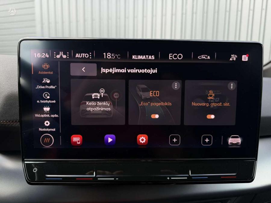 Zils Cupra Born 2022 Kauņa, ar dzinēja tilpumu 0.00 L un nobraukumu 121 tūkst. km par 15900 €, foto 24 vietnē AUTOMOTO.COM.LV